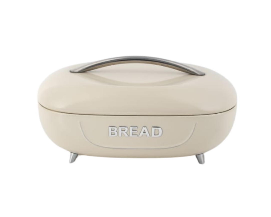 Verge Bread Box With 3 Pieces Canisters – Cream – Adams